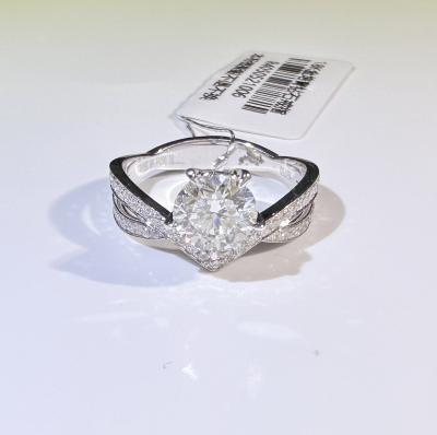 China Crown 18K Gold Customized Fine Jewelry IGI GIA Lab Grown Diamond Ring for Women Engagement Wedding Banquet for sale