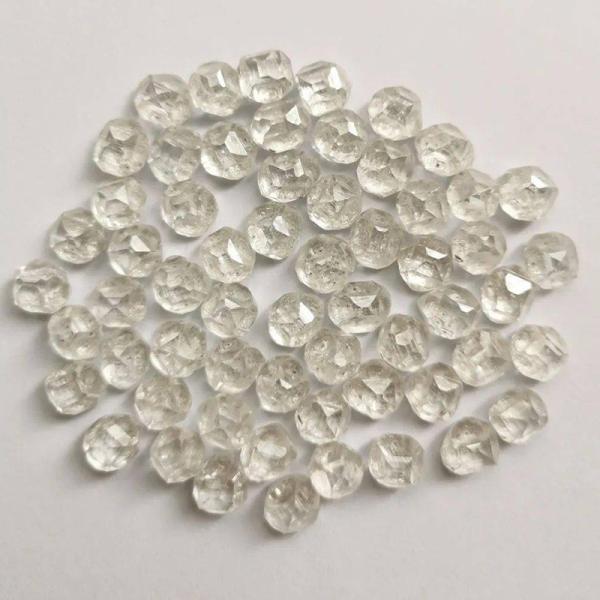 Quality 1-5 Carat Rough Stone HPHT Lab Grown  Man Made Diamonds White DEF CVD Loose Lab Diamond for sale