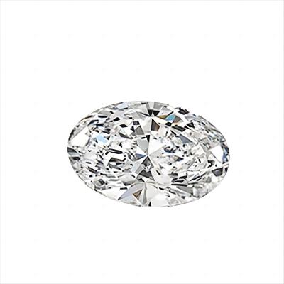 China Oval Cut 0.5-2.5 Carat Lab Grown Diamonds HPHT CVD D-E-F-G-H Color VVS VS 3EX Loose IGI Certified GIA Certificate for sale