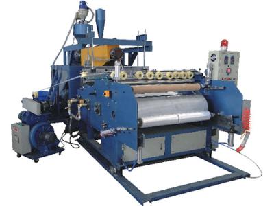 Cina Macchina automatica a un solo strato dell'estrusione del film di allungamento una singola vite da 1 m., 85 kg/h dell'uscita in vendita