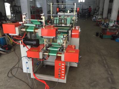 Cina Sacchetto di plastica automatico del cambiamento del rotolo che fa doppio strato a macchina, arresto di fine corsa alto- in vendita
