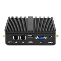 China Compact Industrial Box PC Fanless Embedded Computer Windows 11 Intel J4125 for sale