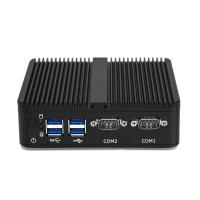 China Compact Industrial Box PC Fanless Embedded Computer Windows 11 Intel J4125 for sale