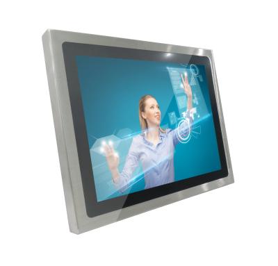 China Windows 10の防水IP65パネルのPCのステンレス鋼の容量性タッチ画面 for sale
