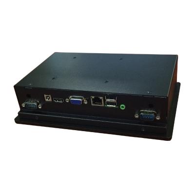 China 7'' Embedded Industrial LCD Monitor Rugged HD All In One Fanless Touchscreen PCs PCAP for sale