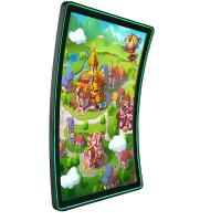 중국 곡선 LCD 터치 스크린 게임 모니터 43' LED 해일오 디스플레이 높은 밝기 판매용