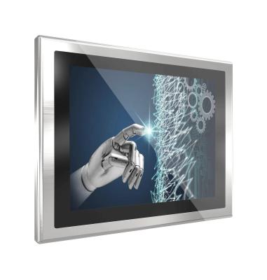 Cina Acqua resistente 10,4' IP69K Chassis in acciaio inossidabile PCAP Touch Monitor Display con vetro protettivo AR/AG/AF in vendita