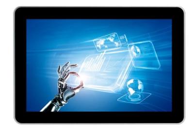 China 12.1'' PCAP Zero Bezel Touch LCD Panel PC All In One Fanless with Halo LED light strip for sale