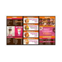 China 55”Digital Menu Board Poster for sale