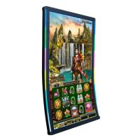 China J Type 43inch Curved Touch Screen Display LED surrounded 3M protocol for sale