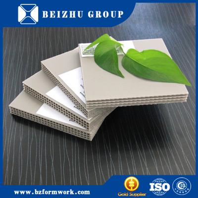 China Beizhu manufacture supply waterproof plastic construction formwork panel for sale