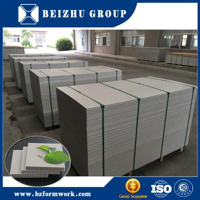 China PP construction plastic  formwork plywood reuse 60-100 times waterproof and lightweight for sale