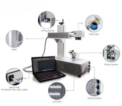 Cina Marcatore laser a fibra portatile JPT 3D Gioielleria Macchina di marcatura laser in acciaio inossidabile 20w in vendita