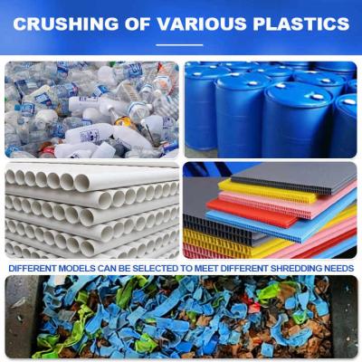 Cina Mini portabile macchina di triturazione di plastica a doppio albero per la pellicola rigida della lama in vendita
