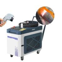 China Fiber Laser Cleaning Machine 1064nm 1500W Handheld Rust Remover 0.2-2mm Spot for sale