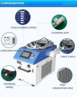 China Fiber Laser Cleaning Machine 1064nm 1500W Handheld Rust Remover 0.2-2mm Spot for sale