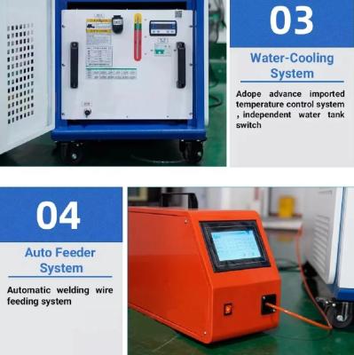 Cina Fiber Laser Welder 3 In1 Weld Cleaning Machine Laser Cleaner Welder Cutter 1000-3000w in vendita