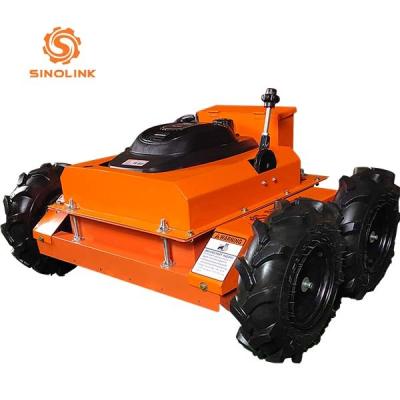 China 4 Wheel Drive Remote Control Lawn Mower Commercial Rc Controlled for sale