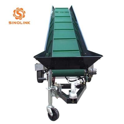 China Maquinaria Hay Elevator For Firewood da correia transportadora do log da gasolina 15 pés à venda