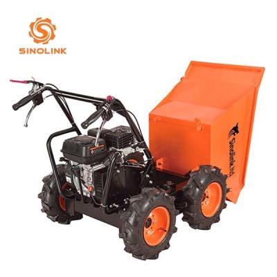 China Mini Petrol Power Dumper 0.3t Wheel Barrow 6.5hp Loncin Engine for sale