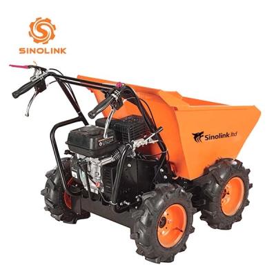 China Powered Wheelbarrow Mini Dumper 4X4 Drive 300 Kg Petrol for sale