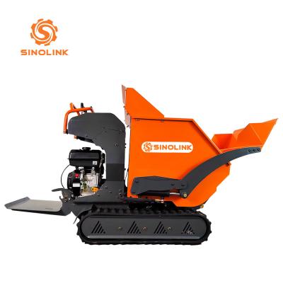 China Hi Tip Mini Dumper Crawler Standing Construction Machine  500kg Load for sale