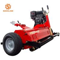 China 48 In Utv Front Mount Flail Mower For Tractor 15hp Petrol Engine for sale