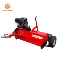 China 3 Ft  Pull Behind Flail Mower For Atv 15hp Petrol Engine Remote Control for sale