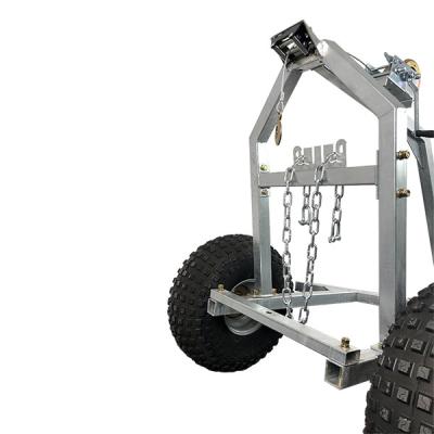 Quality Farm Atv Quad Bike Trailer Outdoor Twin Axle Forestry Machine Log Haulerfor sale