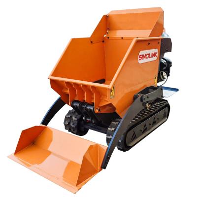 China High Tip Mini Dumper Manual Digger 0.5t Gasoline Engine for sale