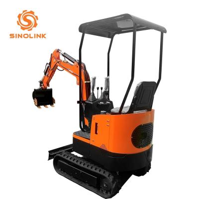 China Gasoline Engine Powered Rubber Caterpillar Mini Excavator Garden Farm CE for sale