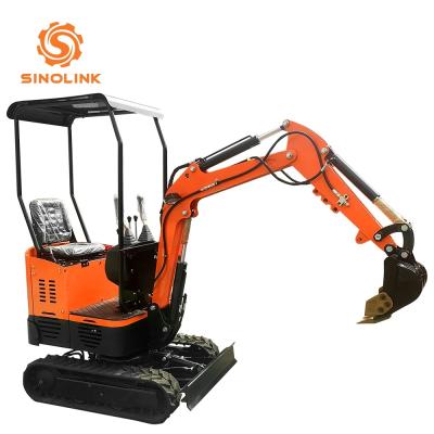 China Gasoline Engine Powered Rubber Caterpillar Mini Excavator Garden Farm CE for sale