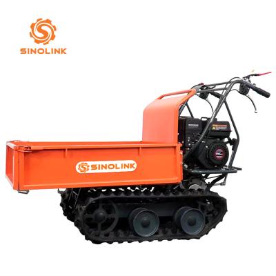 China Ce Certified Gasoline Engine Rubber Caterpillar Dump Truck 300kg Loading Capacity for sale