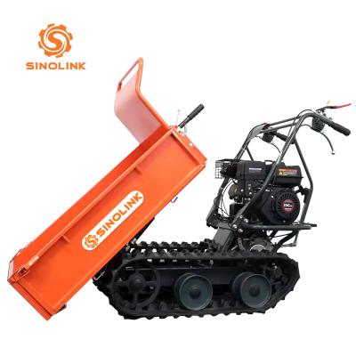 China Ce Certified Gasoline Engine Rubber Caterpillar Dump Truck 300kg Loading Capacity for sale