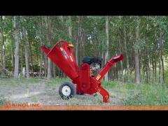 SINOLINK WOOD CHIPPER SHREDDER GS100 Model Gasoline Engine Powered 100mm Chipping Diameter Hot Sale