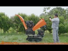 SINOLINK GST120 Gasoline Engine Crawler Type Independent walking 120mm Max diameter Wood Chipper