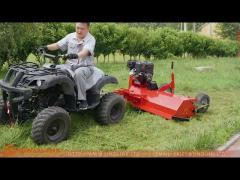 Quad Atv Front Mount Flail Mower Tow Behind Atv Grass Cutter Mulcher