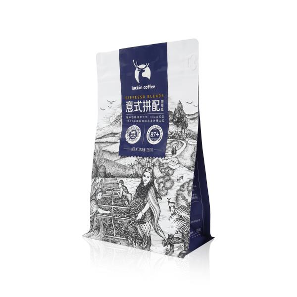 Quality Customized Digital Printing Plastic Coffee Candy Zipper Packaging Bags Food Grade Stand-up Zip Lock Pouch Recycled Materials for sale