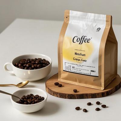 China Custom 30g 50g 100g Stand-Up Pouch for Coffee Moringa Powder Eco-Friendly Packaging Using Recycled Materials for Mylar Powders for sale