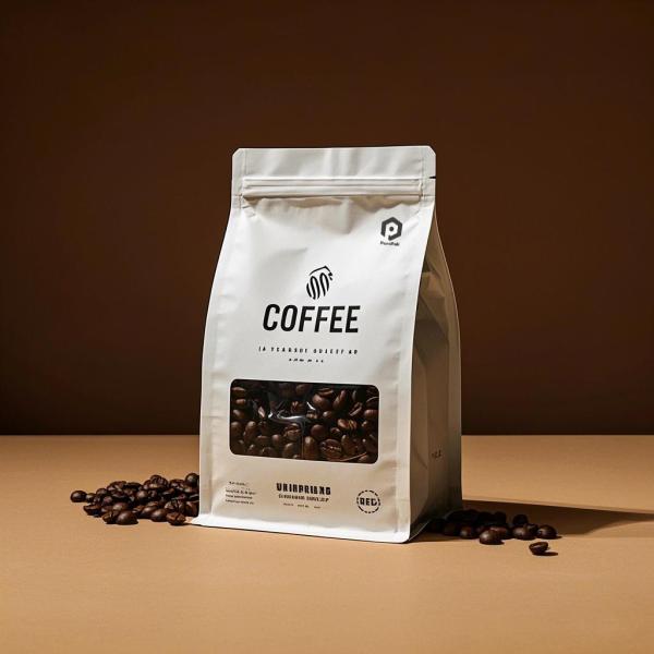 Quality Custom Resealable Ziplock 1kg 500g 250g Matt Flat Bottom Bags Coffee Pouch Packaging for sale