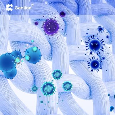 Cina Saia materiale antibatterica 2/1 del tessuto dell'elastam del poliestere del cotone da 160 GSM in vendita