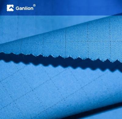 Cina Saia statica ignifuga 2/1 del tessuto di cotone degli azzurri anti in vendita