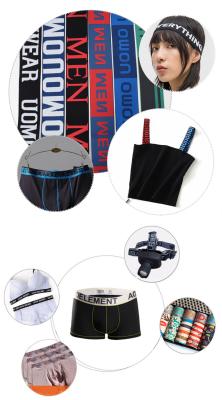 China Flat Computerized Jacquard Loom for Sale-Custom Narrow Underwear Band and Elastic Band Weaving Machine for sale