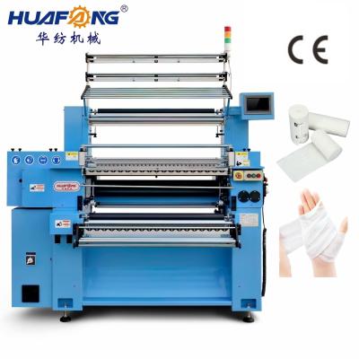 China Servo Motor As the Core of Medical Bandage Gauze Mesh Elastic Band Knitting Crochet Lace Machine for sale
