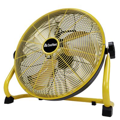 Cina Il pavimento industriale di KCoolVent K12DF smazza la ricarica 12inch portatile di CC gialla/nera in vendita