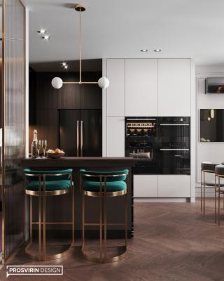 China Black Modern Glossy Kitchen Cabinets Lacqur Black And White Kitchen Cabinets Set for sale