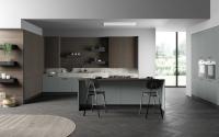 Quality Fitted Traditional / Classic Wood Kitchen Cabinets Customized With Dining Table for sale