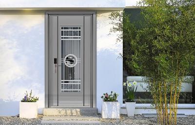 China Modern Steel Fireproof Door Single Open Minimalist Interior Door for sale
