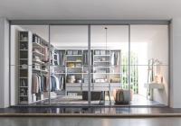 China Custom Light Grey Walk In Wardrobe Closet with Dressing Table 20-40 Days Lead Time for sale