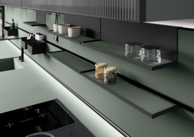 China Custom Design Home Kitchen Cabinet Modular Modern Kitchen Furniture With Kitchen Sink for sale